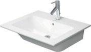 Duravit ME by Starck - Umyvadlo 63x49 cm, s přepadem, otvor pro baterii, DuraShield, bílá 233663AA00