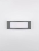 NV 9020933 Venkovní nástěnné svítidlo ZENITH tmavě šedý hliník akrylový difuzor proti oslnění E27 1x12W 220-240V bez žárovky IP44 - NOVA LUCE