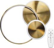Toolight Stropní LED osvětlení APP1711-C zlatá kartáčovaná