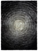 Dywany Łuszczów, Kusový koberec Flim 008-B2 Circles grey, 80x150, šedá, ložnice