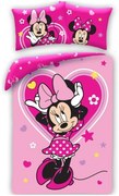 Bavlněné ložní povlečení Minnie Mouse - Disney - 100% bavlna - 70 x 90 cm + 140 x 200 cm