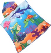 Dětské pončo SEA WORLD barevné Rozměr: 60 x 120 cm