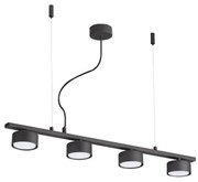 Ideal Lux - LED Lustr na lanku MINOR 4xGX53/9W/230V 75,5 cm černá