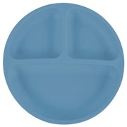 Dětský silikonový talíř PupyHou Barva: Blue (modrá)