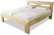 Postel Postelia NOVA Buk 160x200 - dřevěná postel z masivu o šíři 4 cm