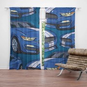 Sablio Závěs Mustang Pattern: 2ks 140x250cm