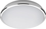 Sapho Sapho, SILVER stropní LED svítilna, průměr 29cm, 10W, 230V, 3000K/4000K/6500K, IP44, chrom, AU480