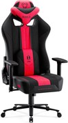Látková herní židle King Size, karmínový-antracitový: Diablo X-Player 2.0