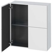 Duravit L-Cube - Skříňka 80x70x24 cm, 2 dvířka, bílá mat LC116701818