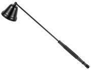 Černé zhášedlo na svíčky 21 cm – kovové, matné