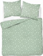 Detexpol Flanelové povlečení 220x200 paisley na mátovém pozadí - Pastelové květiny - 5624 A