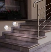 Rabalux 7980 Amarillo exteriérové ​​svítidlo se senzorem LED 15W 3xAA IP44 bílá