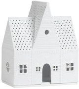 räder Porcelánový svícen Gingerbread House Large, bílá barva, porcelán