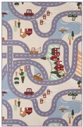 Vopi, Dětský kusový koberec Scanroad 39, 140x200, vícebarevná, dětský pokoj