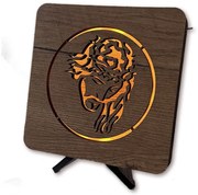 Li-Go "Ježíš s trnovou korunou" lampa 19x19cm provedení povrchu: bílá