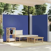 Zatahovací boční markýza modrá 180 x 600 cm 318004