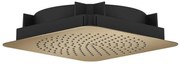 Axor Citterio C - Hlavová sprcha 27x27 cm, EcoSmart, kartáčovaný bronz 28795140