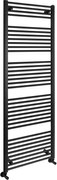 Aqualine Aqualine, DIRECT topné těleso s bočním připojením 600x1680 mm, černá matná, ILR66B