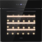 Klarstein Vinsider 30 Built-In Uno, vestavná vinotéka, 77 l/30 lahví, nerezová ocel
