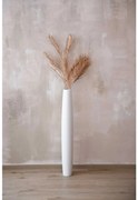 Vysoká váza ISONDRA, sklolaminát, výška 100 cm, bílá