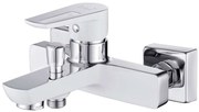 Cersanit Mille - Vanová baterie, bílá/chrom S951-008