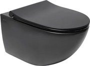 WC závěsné SAT Infinitio včetně prkénka softclose, zadní odpad SATINF011RREXPBKM