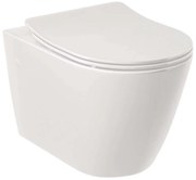 Kludi Resa R - Závěsné WC, Rimless, Spiralflush, lesklá bílá 23WCW0243