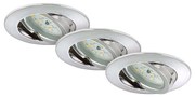 Briloner 7209-038 - SADA 3x LED Koupelnové podhledové svítidlo LED/5W/230V IP23