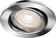 BRILONER Vestavné LED svítidlo chrom, GU10 5W 460lm 3000K pr. 86 x 70 mm, 1 ks