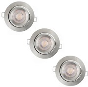 Ledvance - SADA 3x LED Stmívatelné podhledové svítidlo SIMPLE LED/4,9W/230V