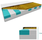 Sendvičová matrace VISCO MEMORY 17 cm 90 x 200 cm Ochrana matrace: BEZ chrániče matrace