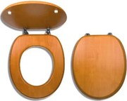 Novaservis - sedátko dýhované MDF, WC/OŘECH