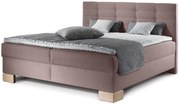 ND Viana Boxspring 160x200cm růžovohnědá