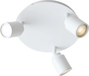 Moderní koupelnový reflektor bílý 3-světla IP44 - Ducha
