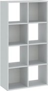 Regál Sinde 2x4, bílá