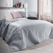 Dekorační přehoz na postel 170x210 Sofia silver velvet Eurofirany