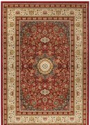 Oriental Weavers, Kusový koberec Kendra 711/DZ2H, 133x190, červená, chodba / předsíň