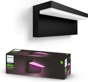 PH 17456/30/P7 HUE Nyro VENKOVNÍ NÁSTĚNNÉ SVÍTIDLO 13,5W 1000lm 2000-6500K IP44, černá - PHILIPS HUE (915005841701)