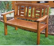Dřevěná zahradní lavice GOLDEN - 2 osoby - 3D5514