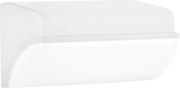 FAN LED-BORDER-30M-BCO Venkovní nástěnné LED svítidlo BORDER bílá, polykarbonát, 30 W, 3550 lm, 4000 K, IP65, 12,8 x 26,2 x 13 cm - FANEUROPE