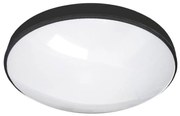 LED Koupelnové stropní svítidlo CIRCLE LED/24W/230V 4000K pr. 37 cm IP44 černá