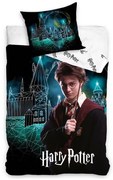TipTrade Bavlněné povlečení 140x200 + 70x90 cm - Harry Potter kouzelné Bradavice