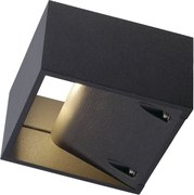 LA 232105 Venkovní svítidlo LOGS nástěnná antracit 230V/480mA LED 8W, 3000K, 450lm IP44 - BIG WHITE (SLV)