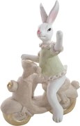 Velikonoční dekorace FIG 157C zajíc na motorce