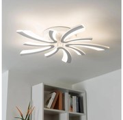 Brilagi - LED Stmívatelný přisazený lustr TWIST LED/55W/230V 3000-6500K bílá +DO