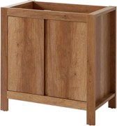 Skříňka pod umyvadlo na nožkách 80 cm Classic Oak (820-80CM FSC)