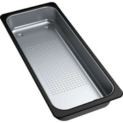 Franke - Odkapávací miska pro dřezy, 181x431x59 mm, nerez/černý plast 112.0520.497