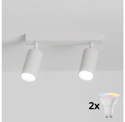 Brilagi - LED Stmívatelné bodové svítidlo SELE 2xGU10/6,5W/230V bílá