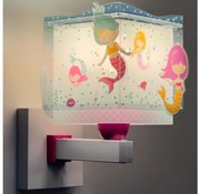 Dalber 63449 - Dětské nástěnné svítidlo MERMAIDS 1xE27/60W/230V