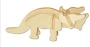 Woodcraft Dřevěné 3D puzzle Triceratops MA1041, 10 x 3 x 4 cm